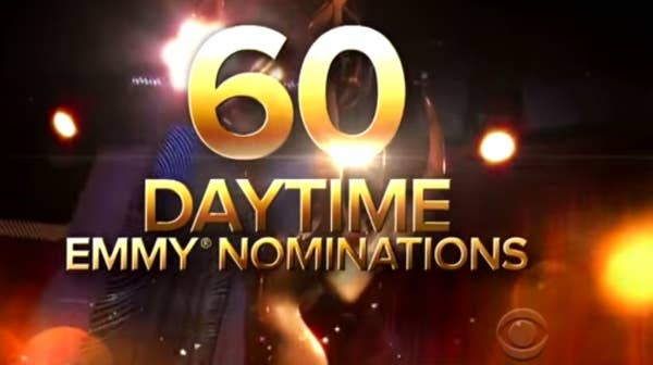 CBS Touts 60 Daytime Emmy Nominations in New Promo (VIDEO) - Daytime ...