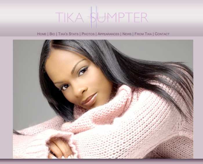 Tika Sumpter Launches Website - Daytime Confidential