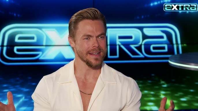 New Father Derek Hough Explains Why Hosting Extra is His "Dad Job ...