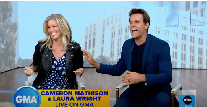 WATCH: Laura Wright and Cameron Mathison Dish General Hospital ...
