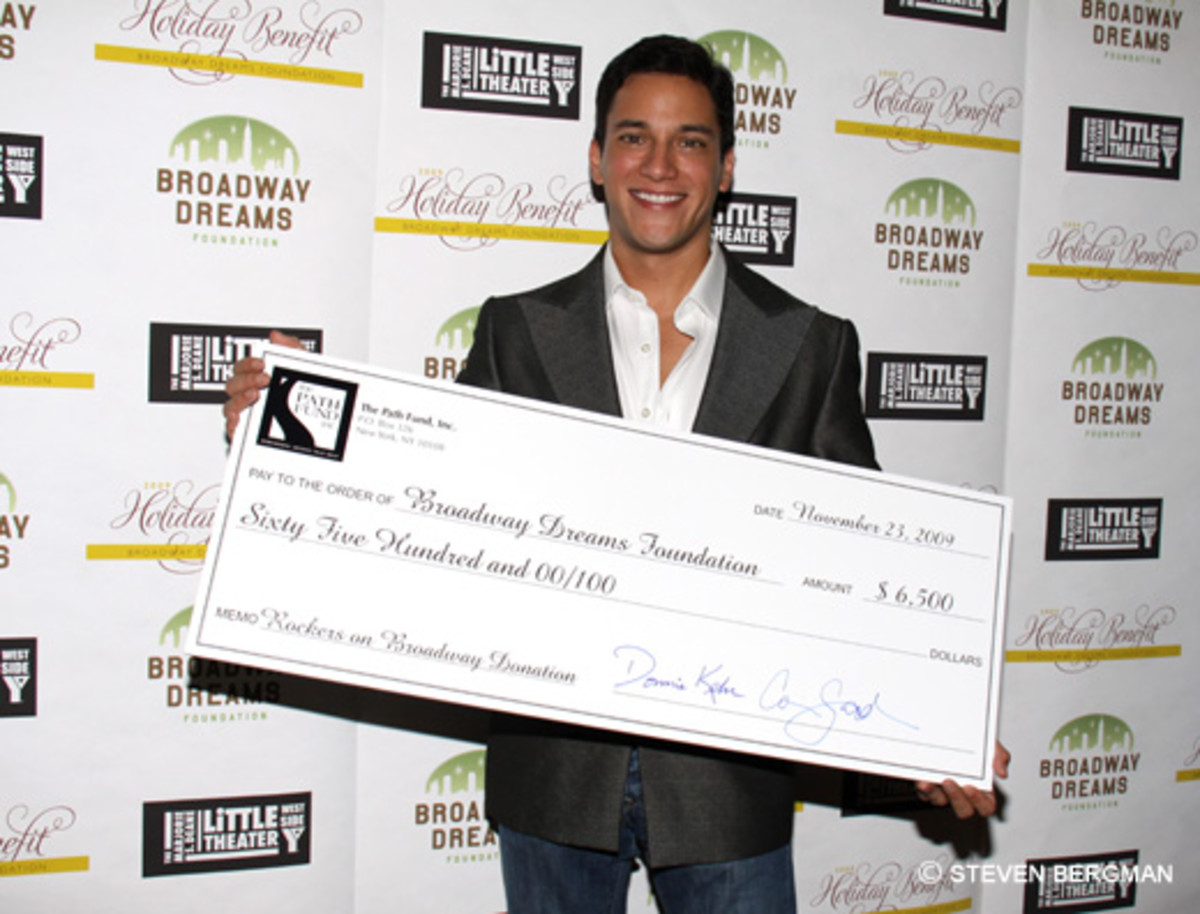 Nicholas Rodriguez Performs at Broadway Dreams Benefit - Daytime ...